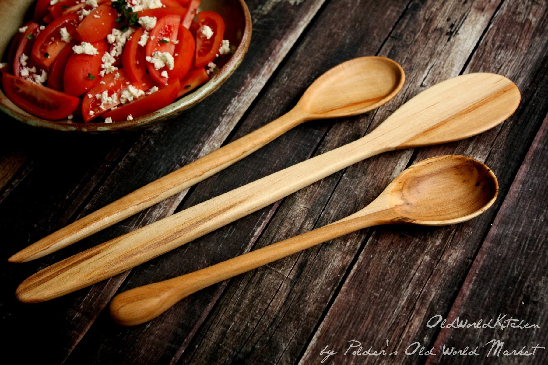 Basic Wood Kitchen Utensil Set – Old World Kitchen
