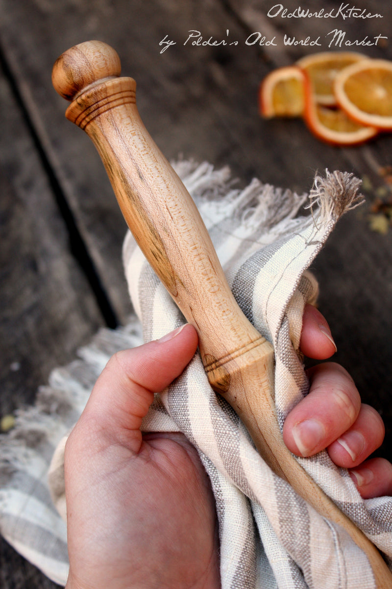 Turned Scottish Spurtle | Stirring Utensil – Old World Kitchen